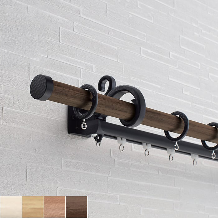 カーテンレール ダブル シングル 2.1m 3.1m サイズオーダー TOSO ルブラン22 | DIYショップRESTA